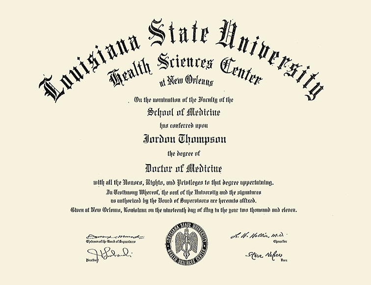Bachelors Degree From Lsu