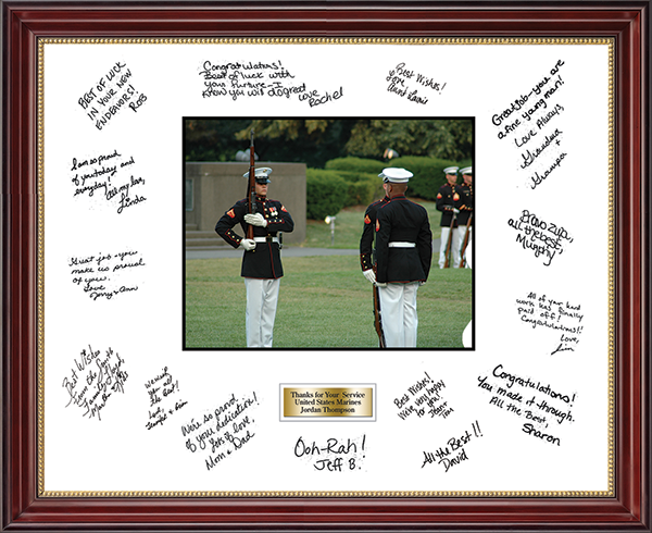 Autograph Frame - Gold Plate - 16x20 - fits 8x10 horizontal photo in ...