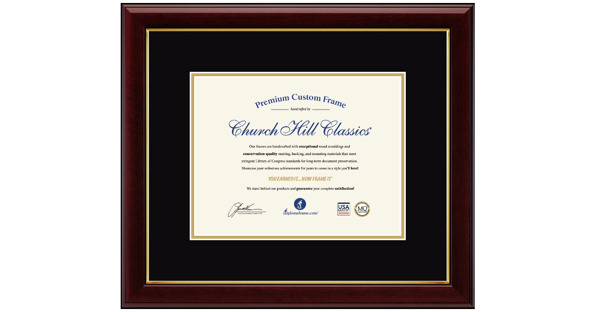 Custom Certificate Frame in Gallery - Graduation Gifts - Item #213822