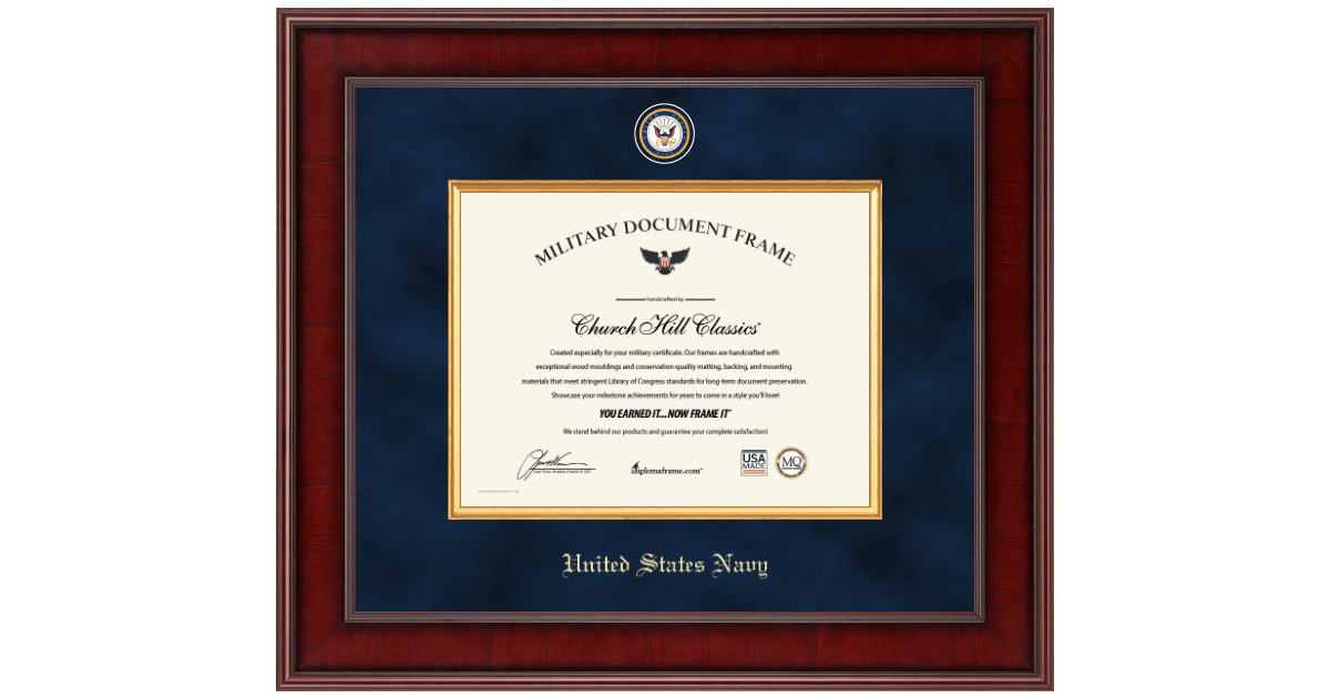 US Navy Gifts, Picture Frames & More | militaryframes.com