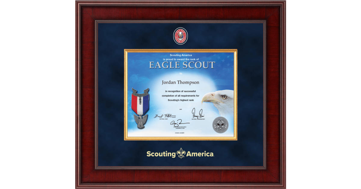 Scouting America Certificate Frames | customframes.com